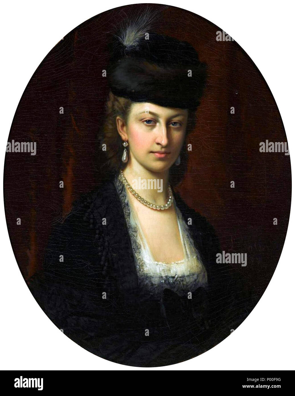 63 Leopold Gasser - Portret Marii Róży Tarnowskiej Stock Photo - Alamy