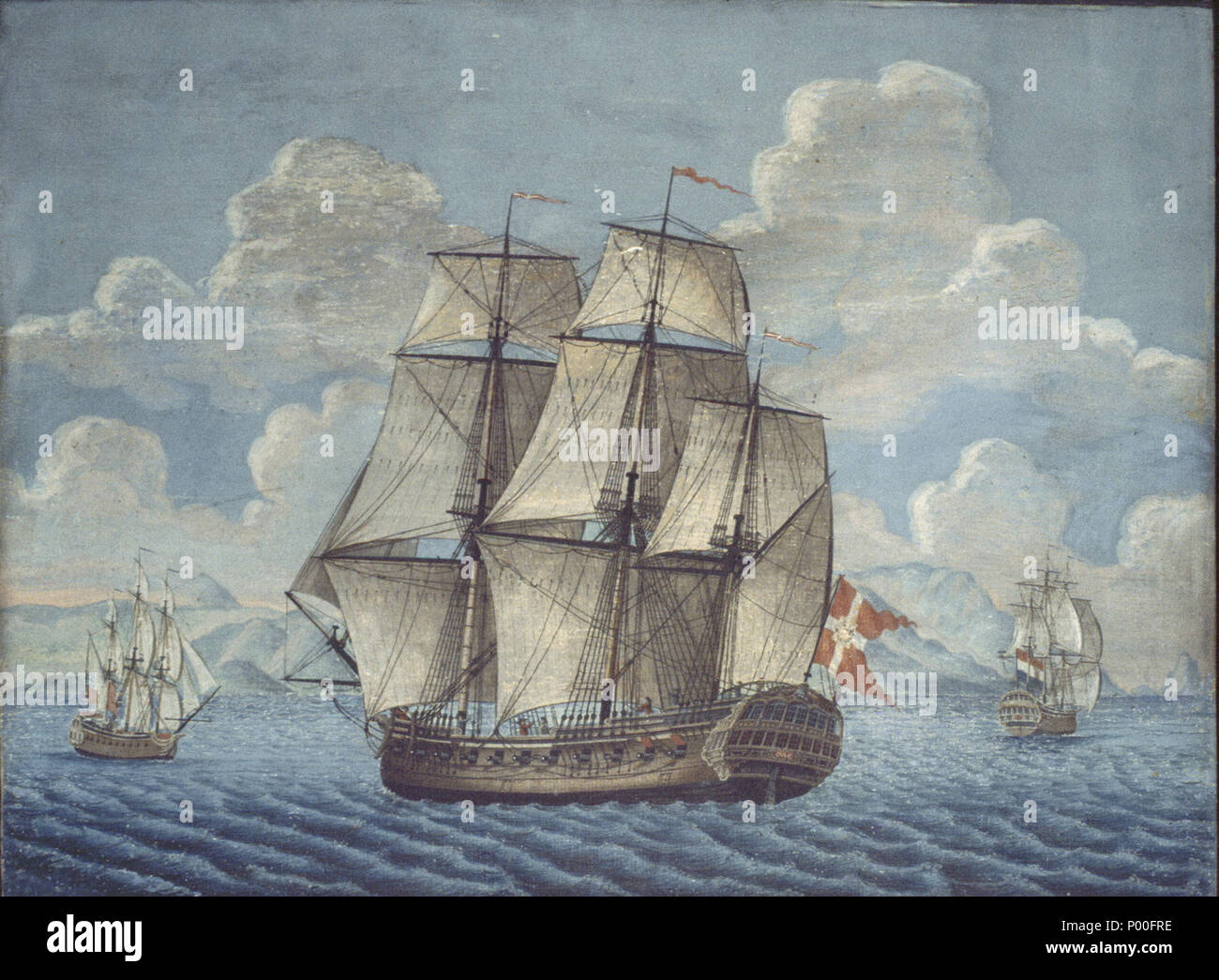 English ship 1760s hi-res stock photography and images - Alamy