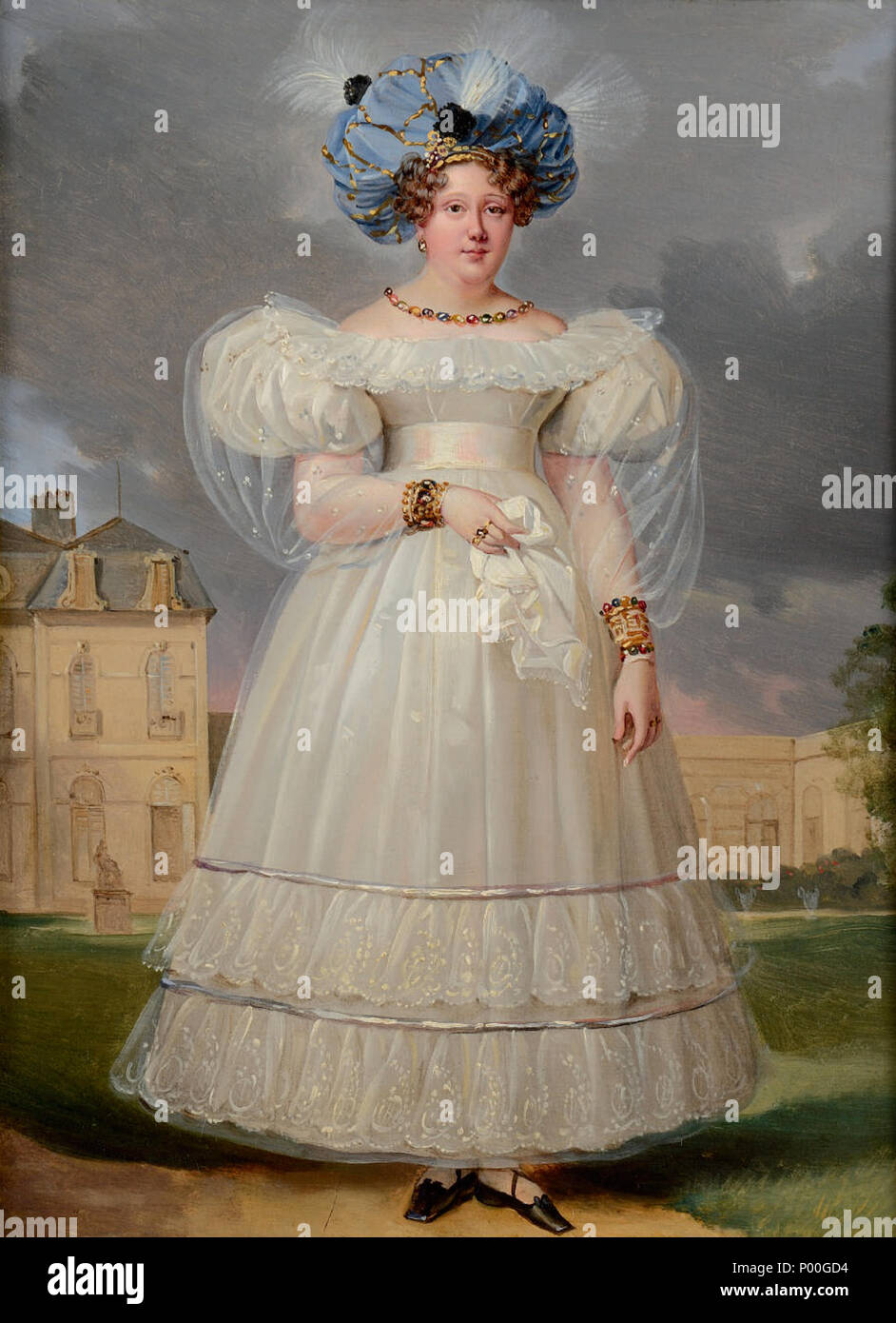 . English: Maria Isabella of Spain, queen of the Two Sicilies, in the ...