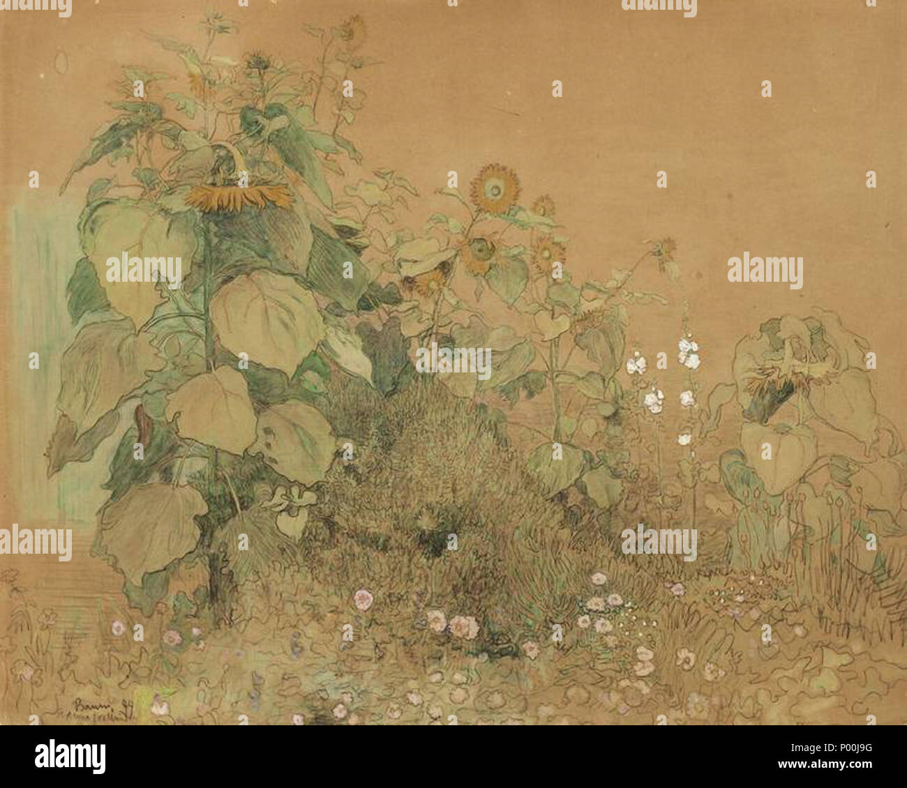 80 Paul Baum Gartenstück 1899 Stock Photo - Alamy