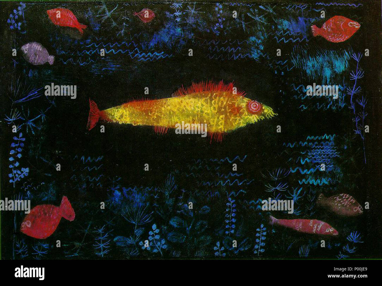 . der Goldfisch . 1925 80 Paul Klee, Der Goldfisch Stock Photo - Alamy