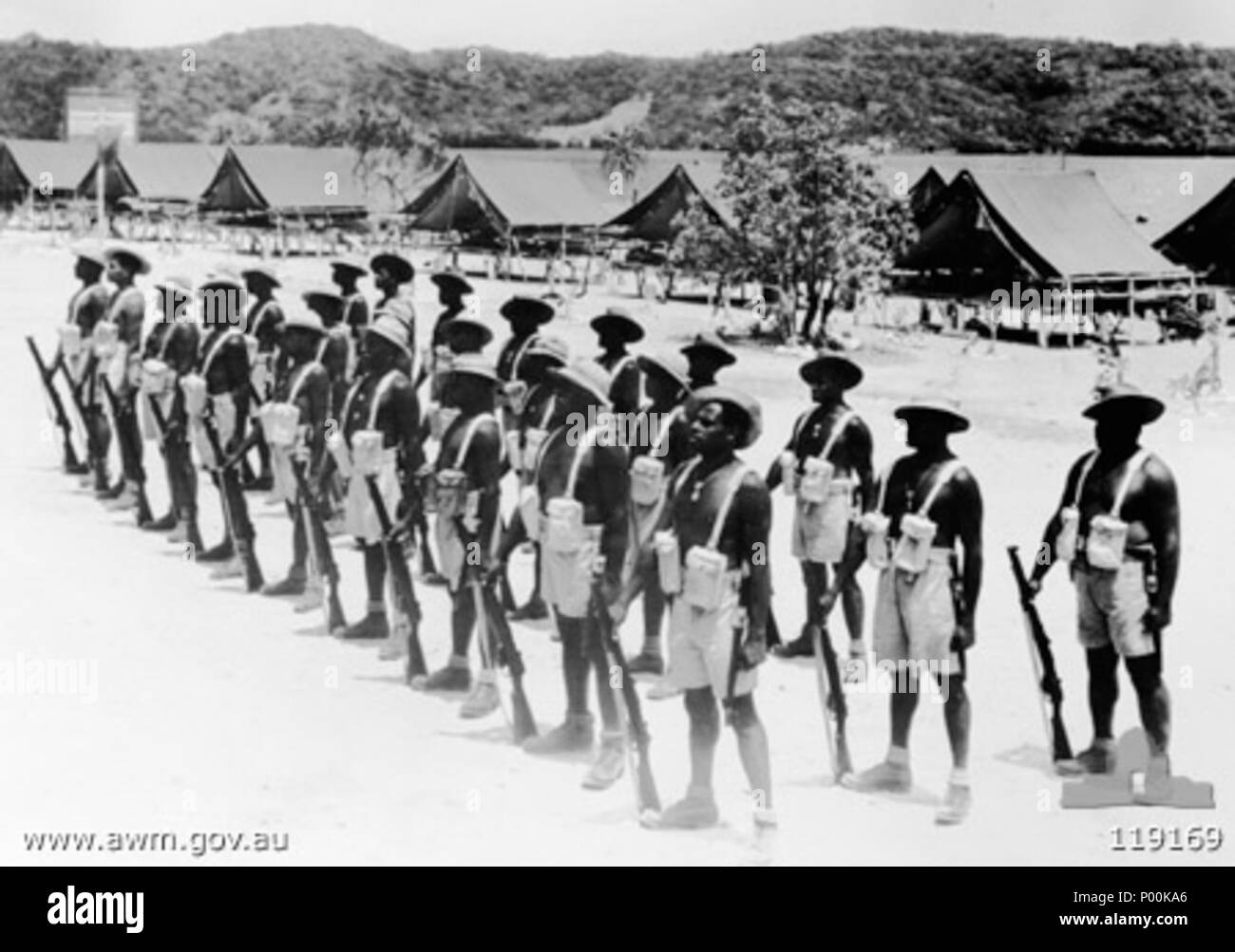 Torres strait light infantry battalion Black and White Stock Photos ...