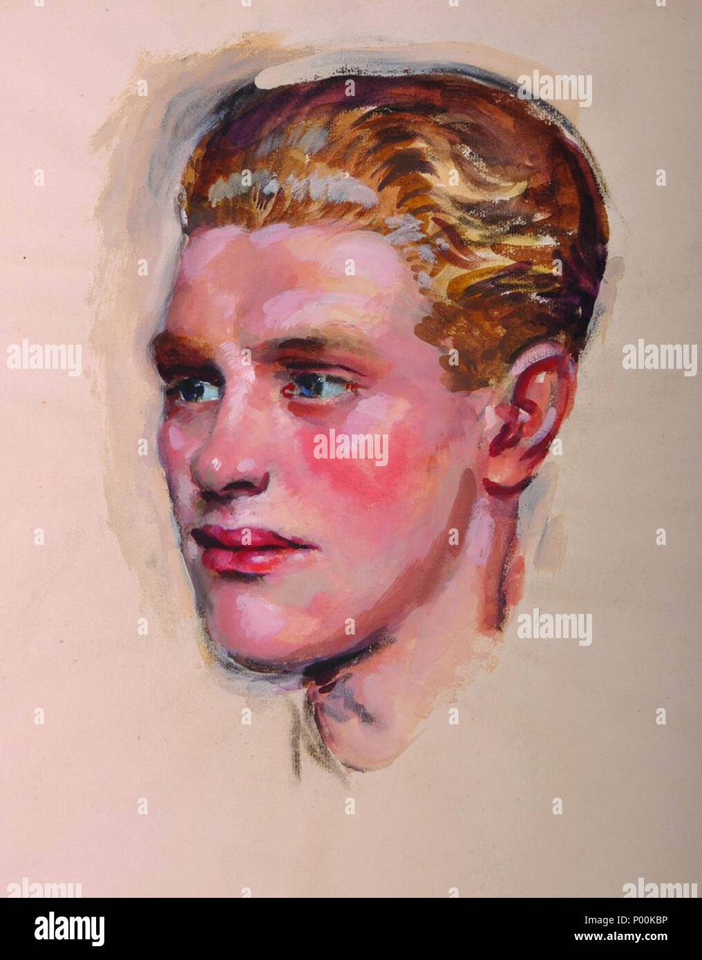 . English: William Bruce Ellis Ranken (1881-1941) British. Portrait of ...