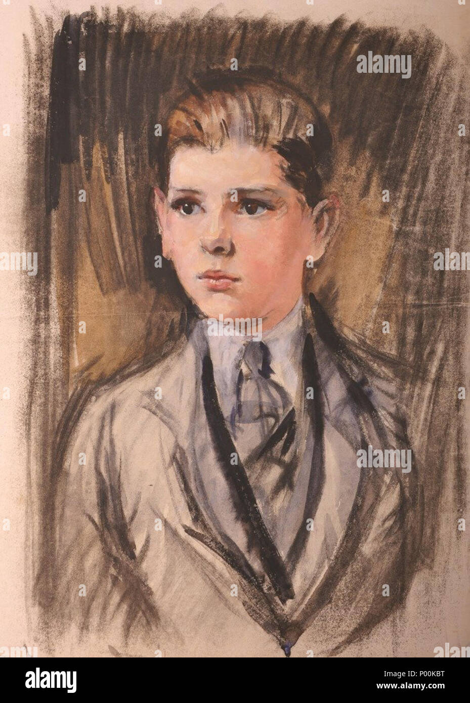 . English: William Bruce Ellis Ranken (1881-1941) British. Portrait of ...