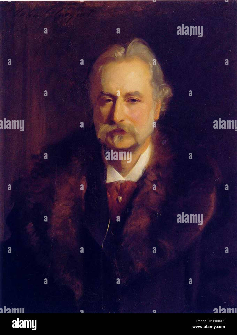 . English: Portrait of Sir George Lewis John Singer Sargent -- American ...