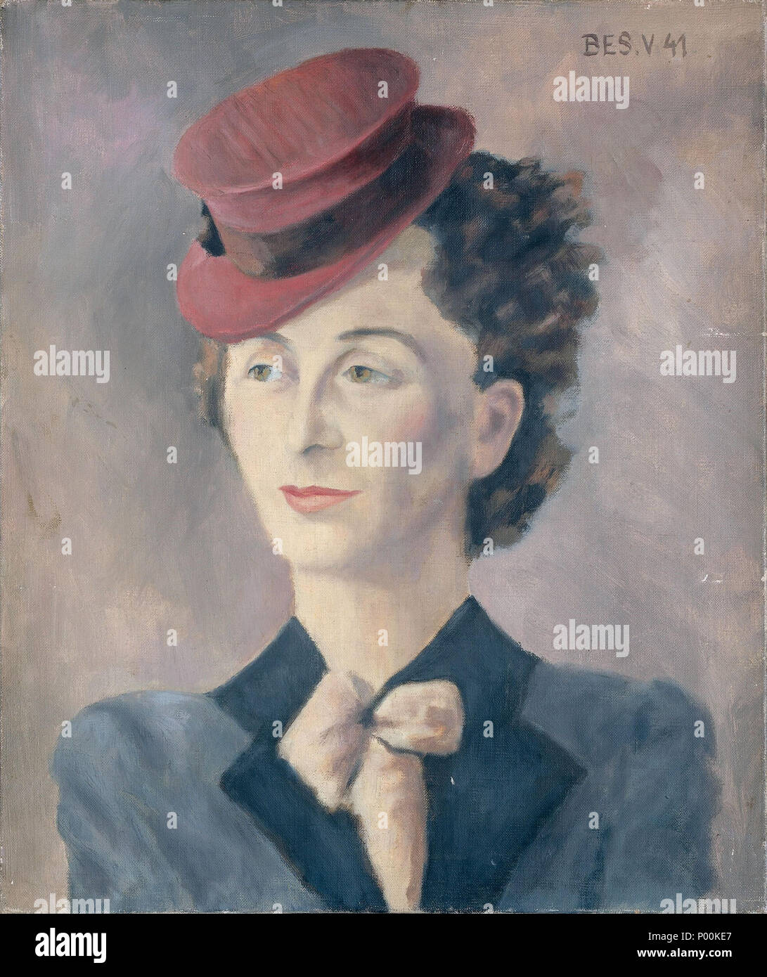 85 Portrait of Ursula Jannink, née Veraguth by the monogrammist BES ...