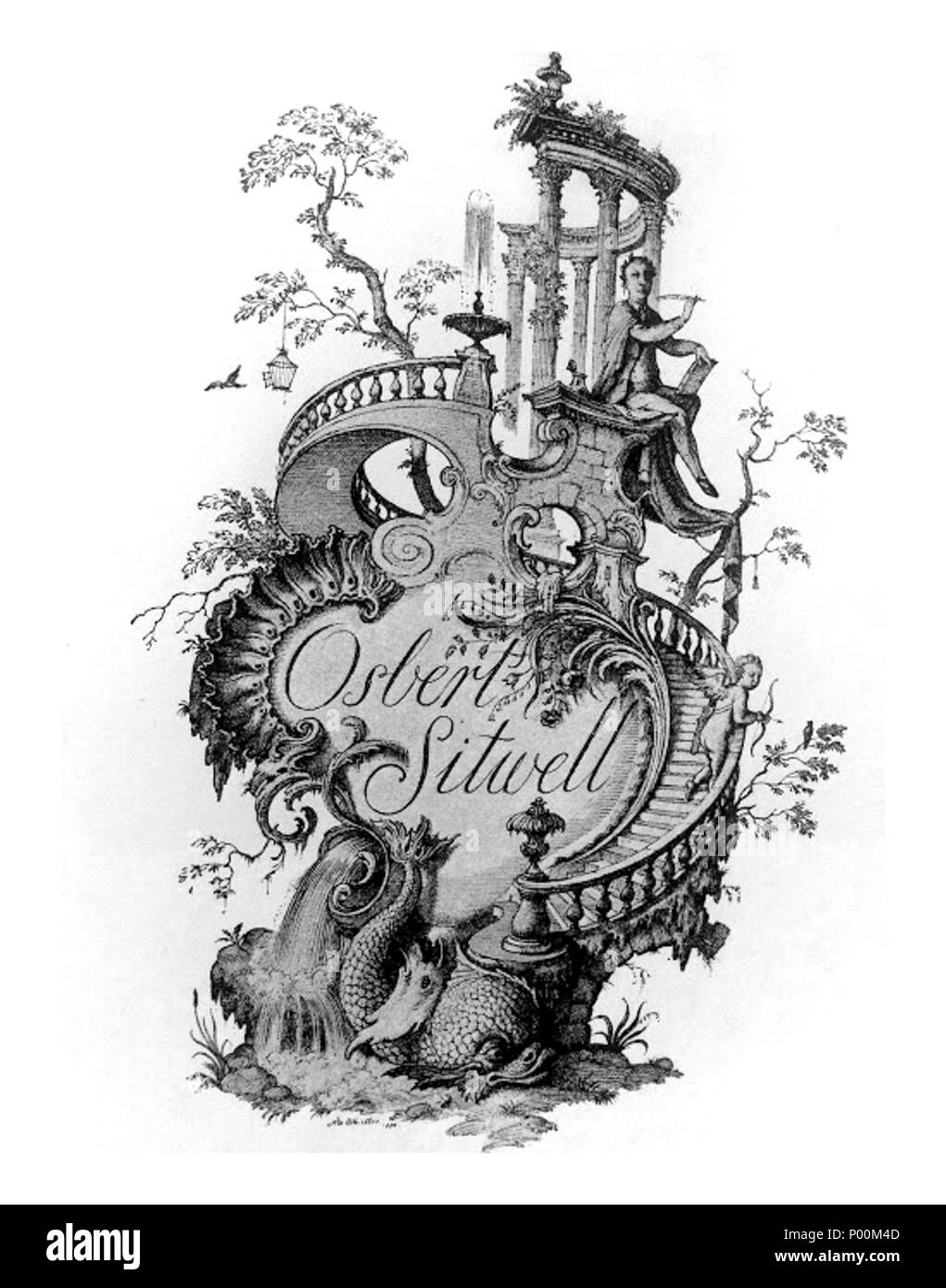 Rex whistler bookplate hi-res stock photography and images - Alamy
