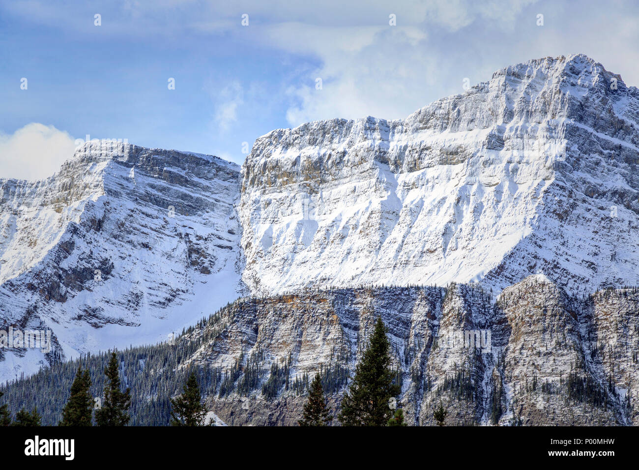 Mountains at Hector Lake, Banff National Park, Canada Stock Photo - Alamy