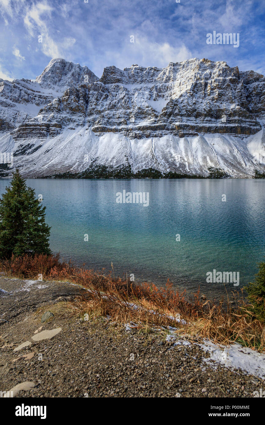 Bow Lake, Banff National Park, Canada Stock Photo - Alamy