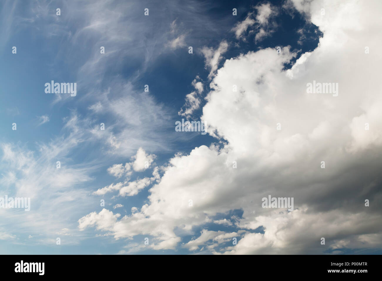 Blue sky and clouds abstract background Stock Photo - Alamy