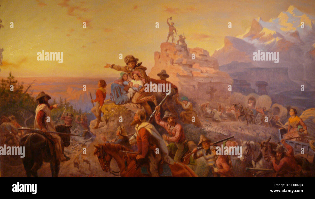 Manifest Destiny Westward Expansion Cartoon