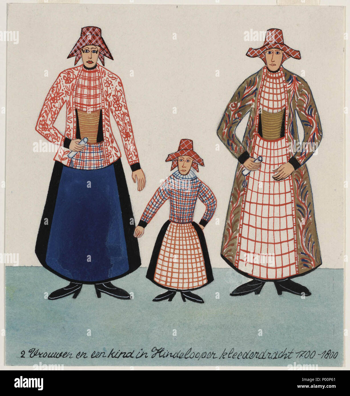 . Nederlands: Streekdracht Hindeloopen door Hendrik Lap (1824-1874 ...