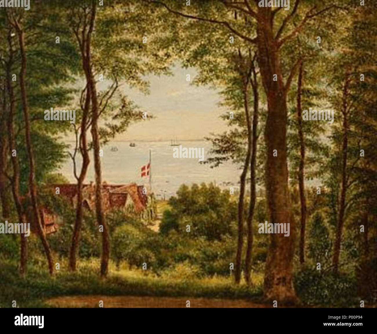 . English: Summer idyll from Snekkersten, Denmark , 1870 . 5 January ...