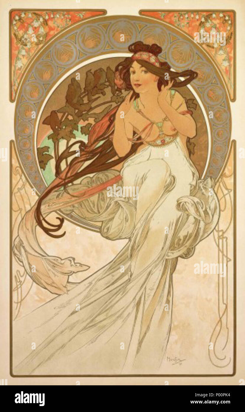 . 'Music', part of the series The Arts . 1898 97 The Arts Music Stock ...