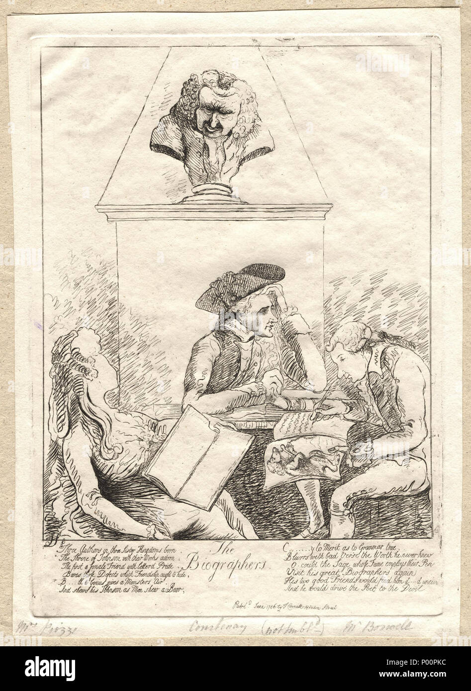 98 The biographers' (Hester Lynch Piozzi (née Salusbury; Mrs Thrale ...