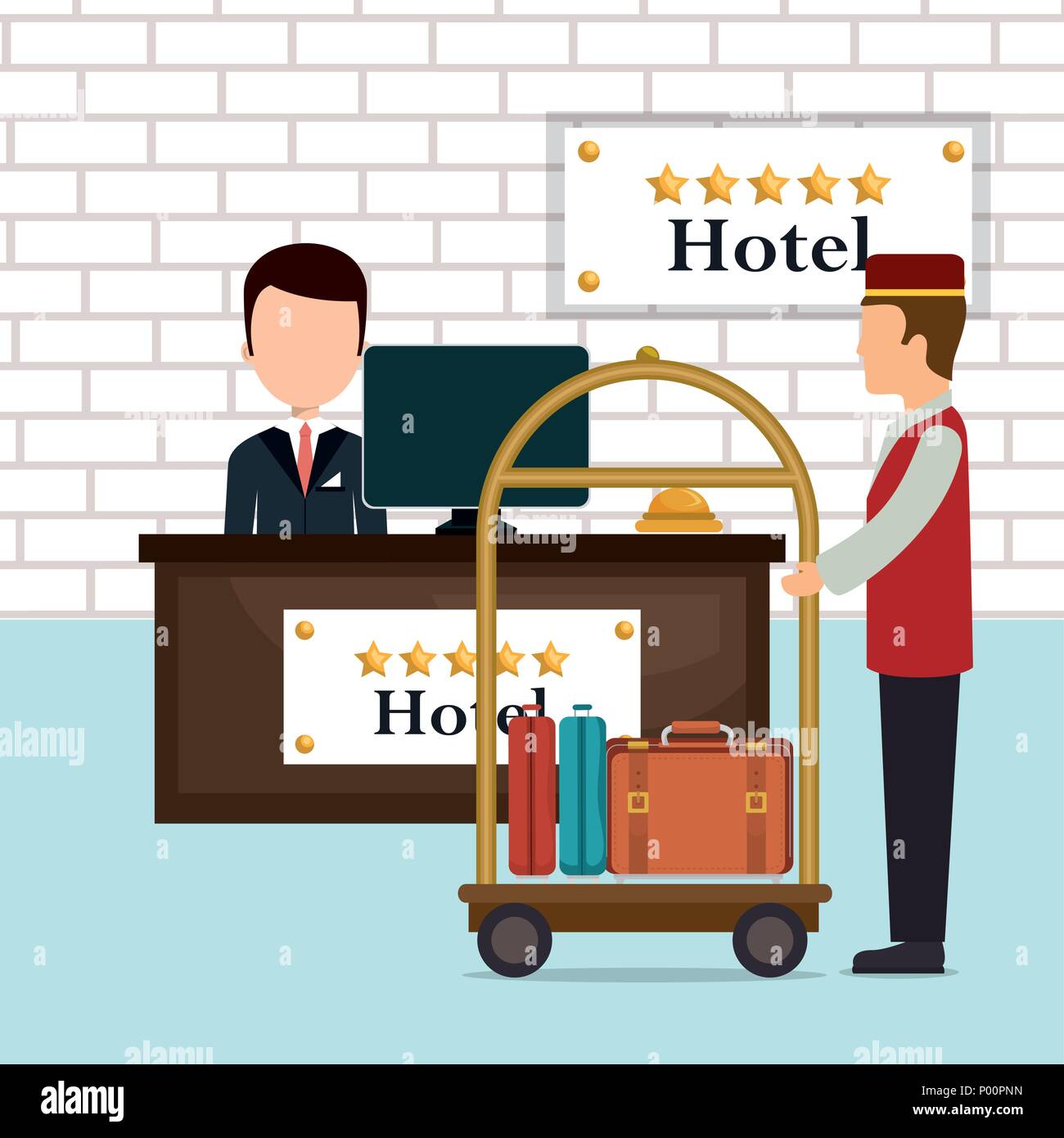 Workers resort Stock Vector Images - Alamy