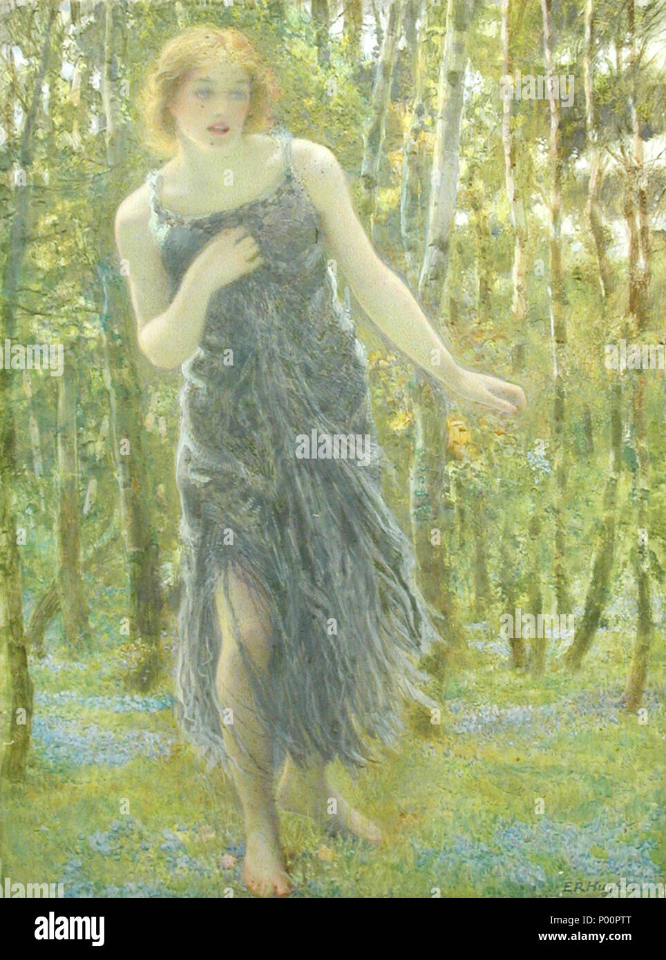 . English: E.R. Hughes- The Nymph Callisto . 30 November 1899. Cheffins ...