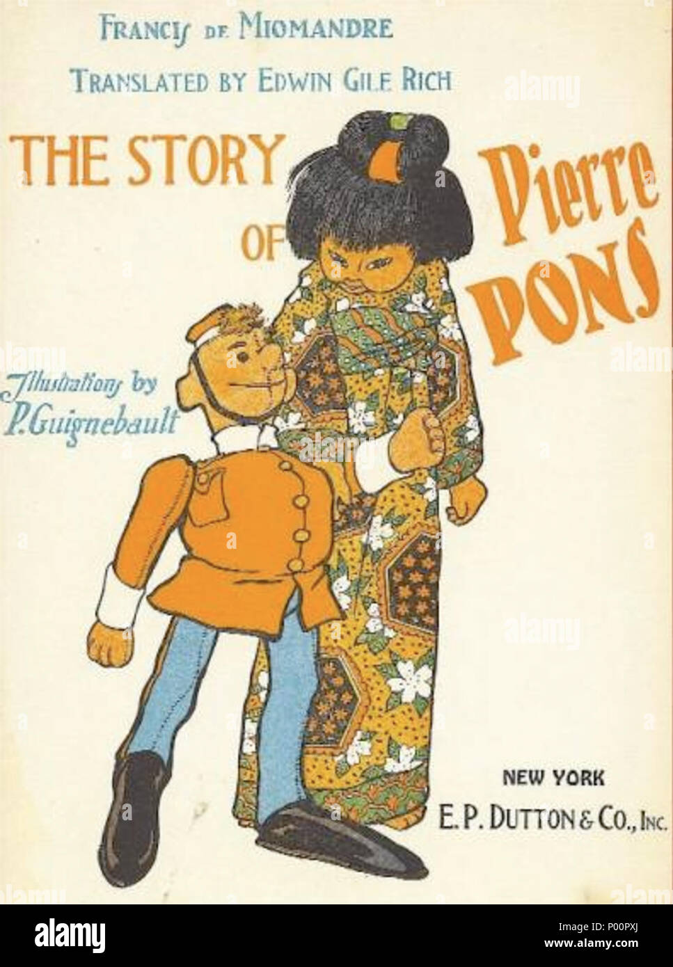 . English: Book cover of The Story of Pierre Pons, designed by Paul ...