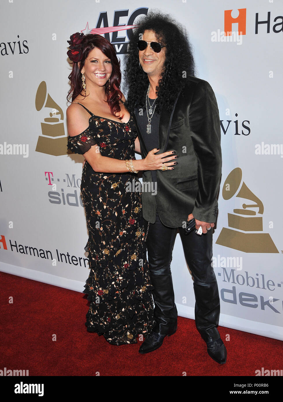 Slash and his wife hi-res stock photography and images - Alamy