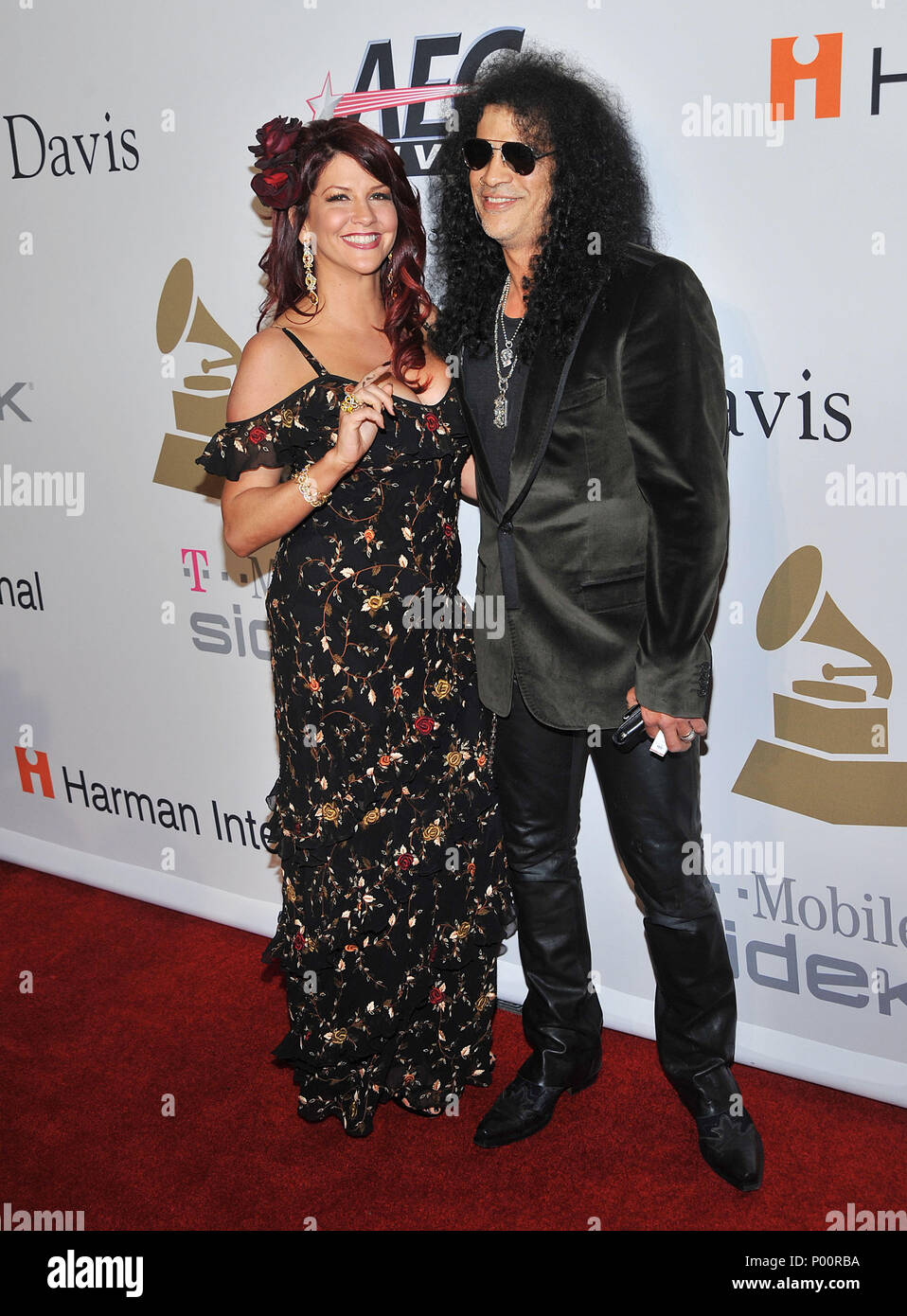 Slash and his wife hi-res stock photography and images - Alamy