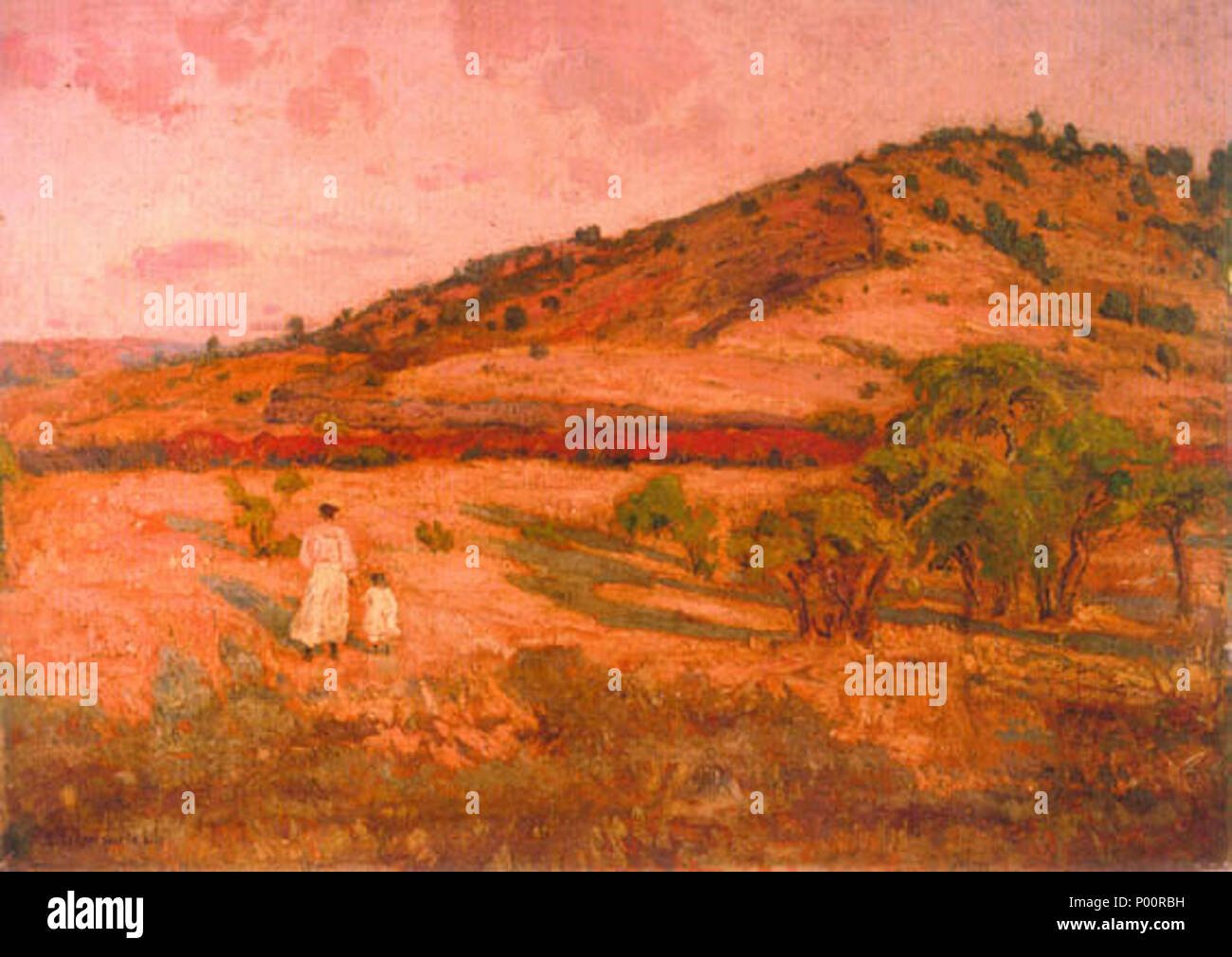 Paisaje de Lolol Stock Photo - Alamy