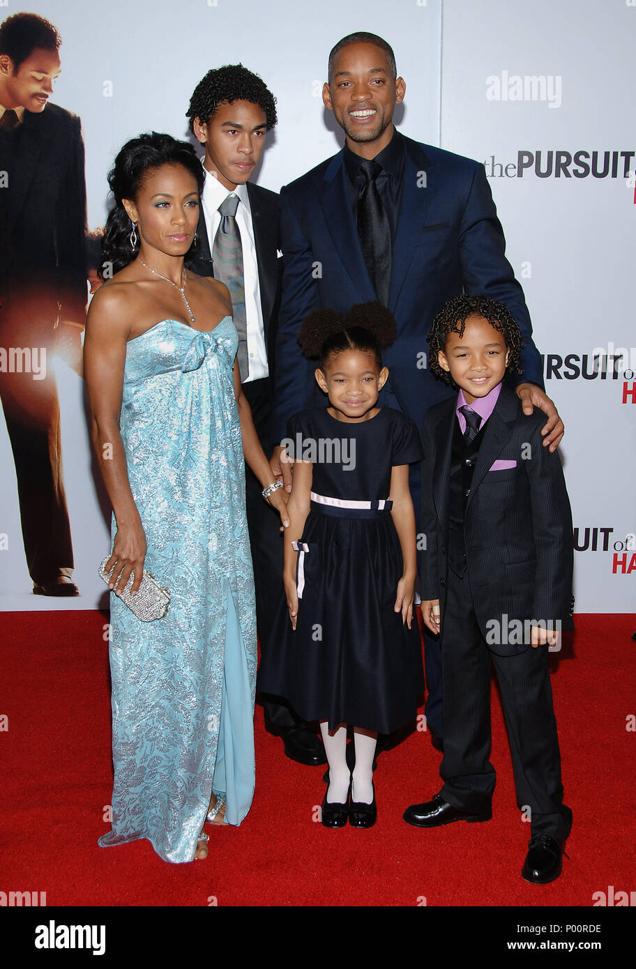 Will Smith with son Jaden Christopher Syre Smith and Jada Pinkett and ...