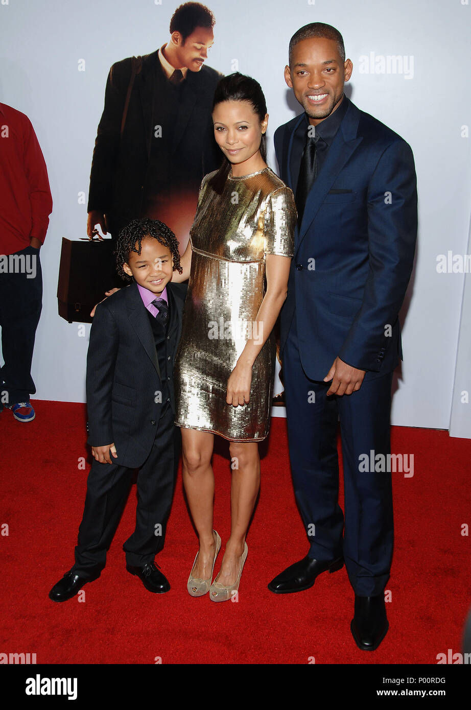 Will Smith with son Jaden Christopher Syre Smith and Thandie Newton ...