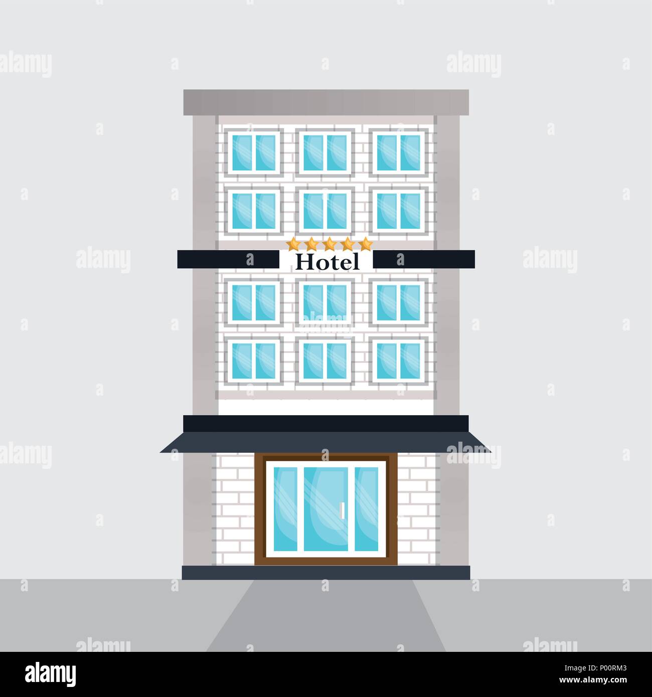 exterior hotel building scene Stock Vector Image & Art - Alamy