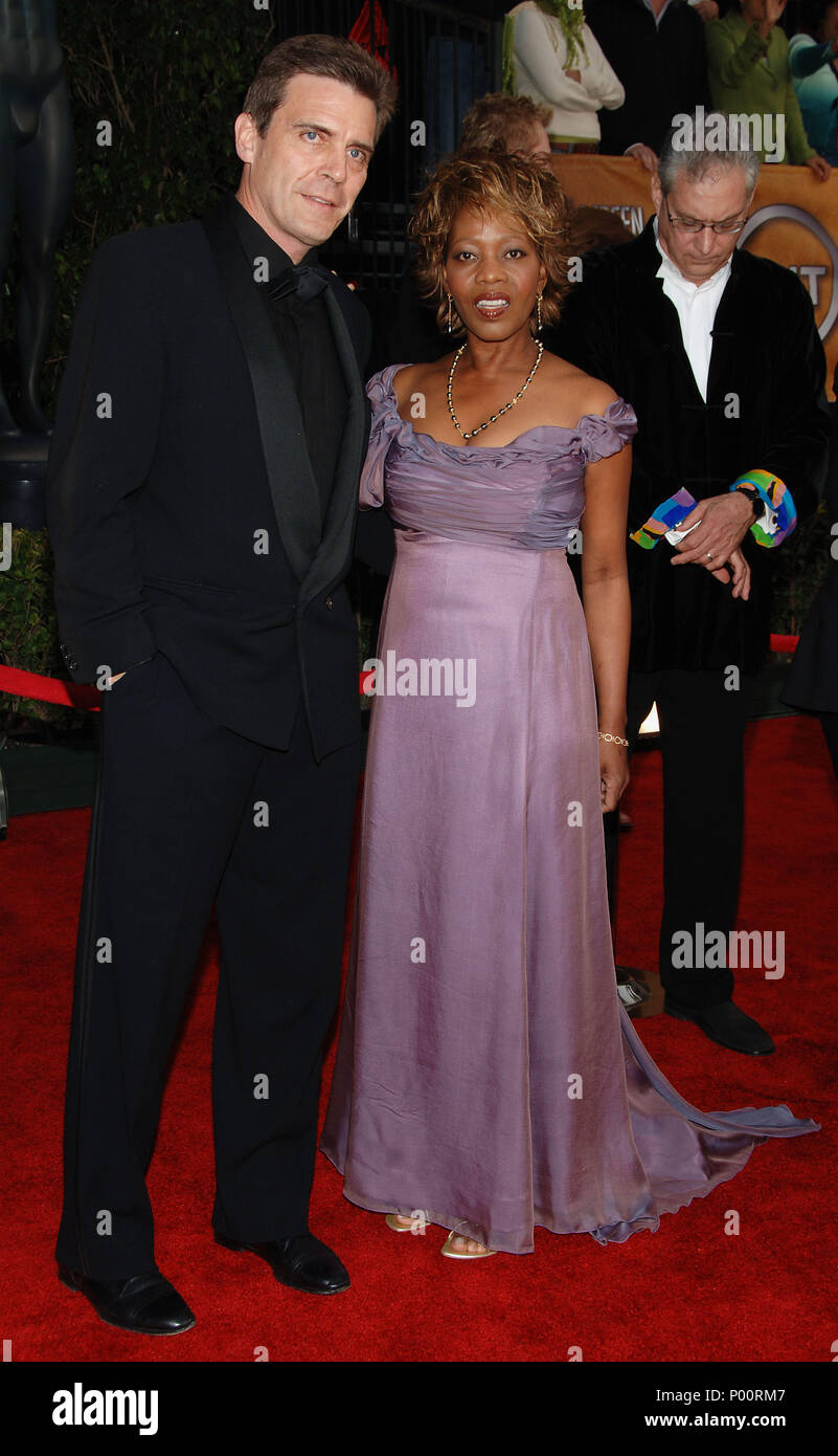 Alfre woodard and roderick spencer red carpet event hi-res stock ...