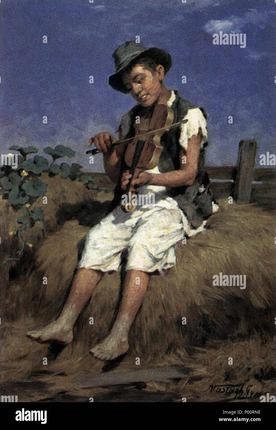. Fiddler Gypsy Boy . Unknown date 103 Vastagh Fiddler Gypsy Boy Stock ...