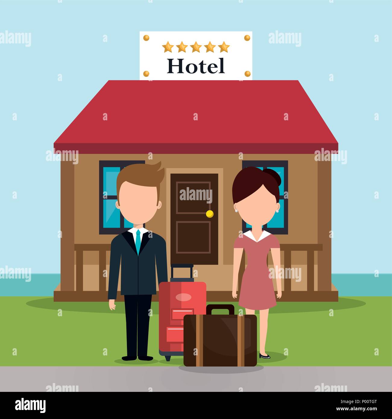 Workers accommodation Stock Vector Images - Alamy