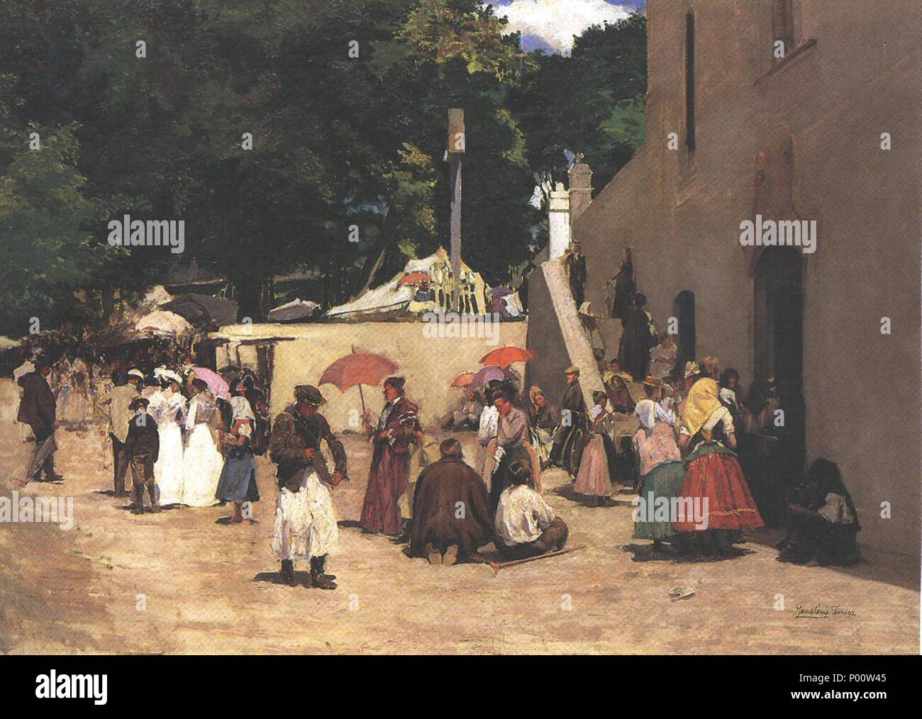 107 Zemplényi, Tivadar - Holiday (1899 Stock Photo - Alamy