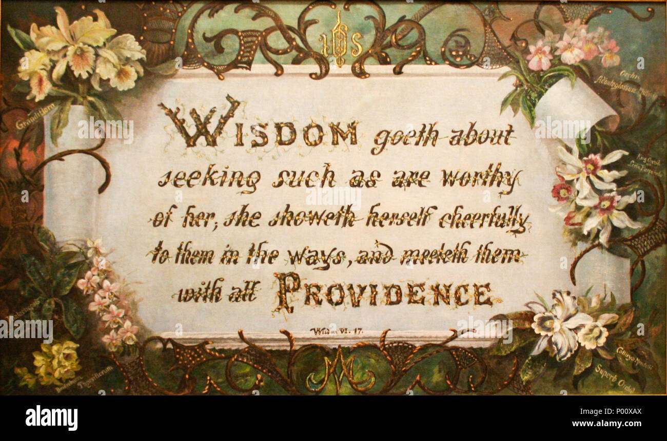 . Wisdom . between 1847 and 1902 26 Wisdom - Sister Maurice Schnell ...