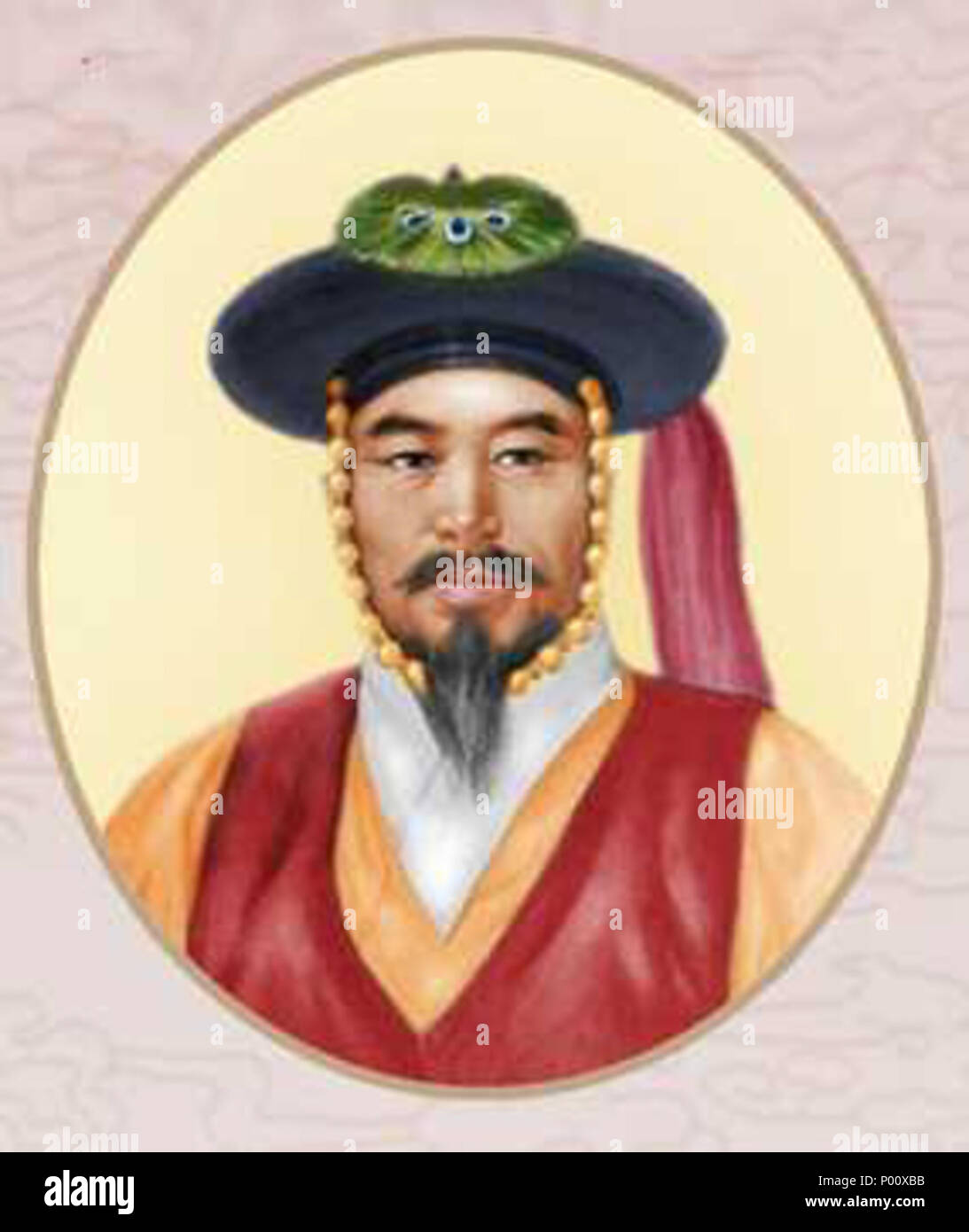 . English: Art depicting Ri Sun Sin . 2 August 1861. Korea Ryugilo ...
