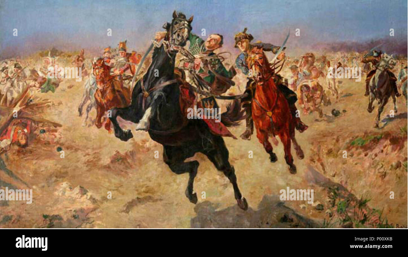 . English: Stanisław Batowski, Casimir Pulaski death near savannah ...