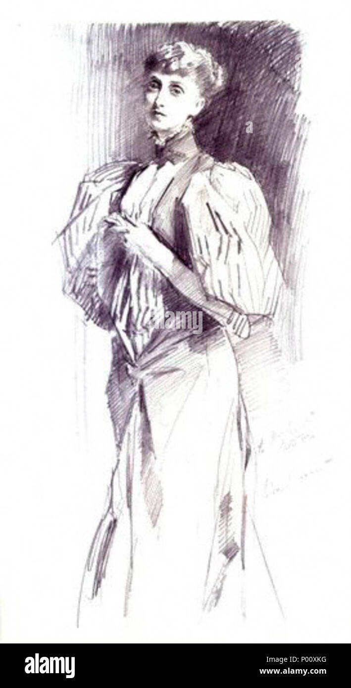 . English: Portrait of Alice Meynell (1847-1922). Alice Christiana ...