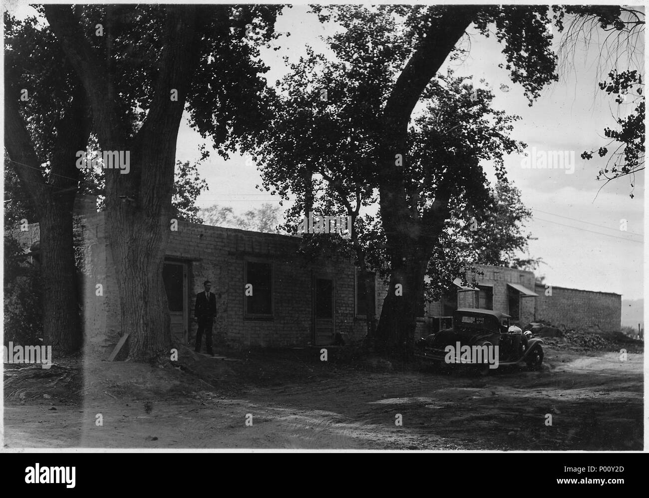 Old concrete testing laboratory near las vegas hi-res stock photography ...