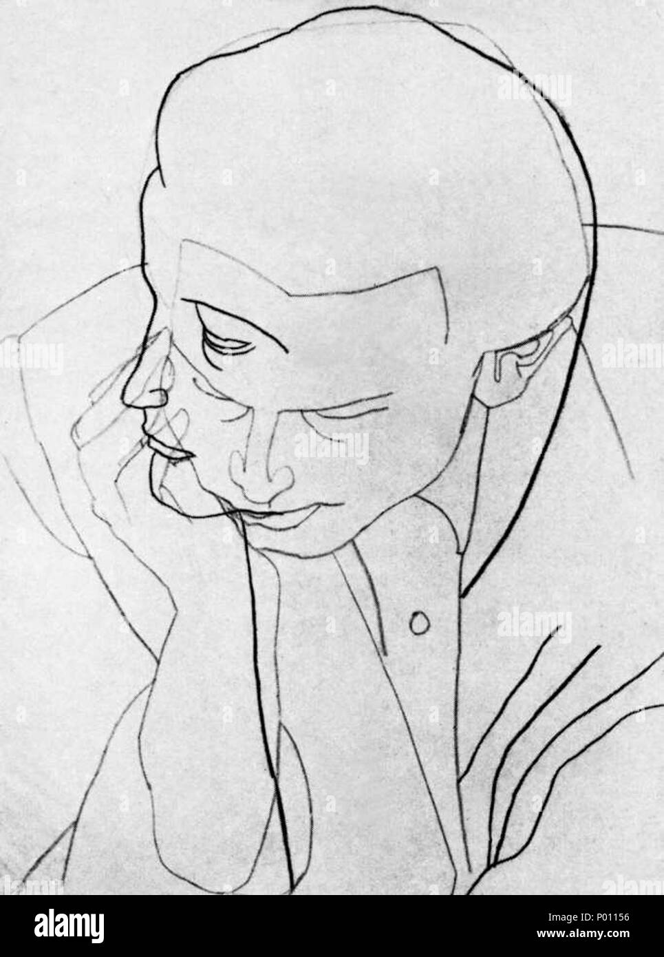 . Two Faces . 1934 103 Vajda Two Faces 1934 Stock Photo - Alamy