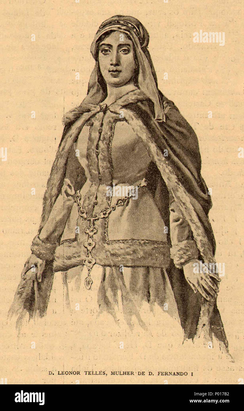 2 D. Leonor Telles, mulher de D. Fernando I - História de Portugal ...