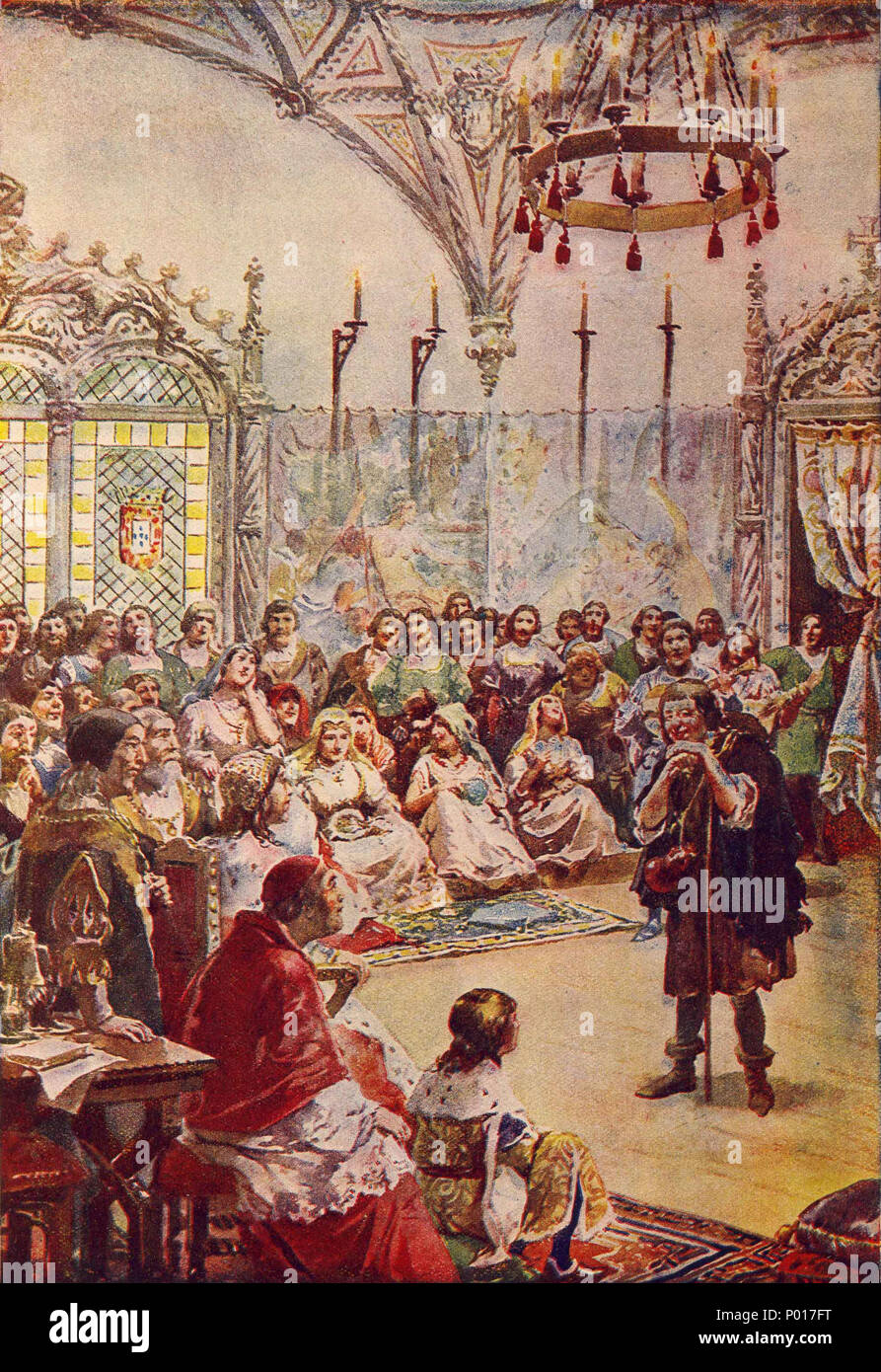 3 Gil Vicente na Corte de D. Manuel I (Roque Gameiro, Quadros da ...