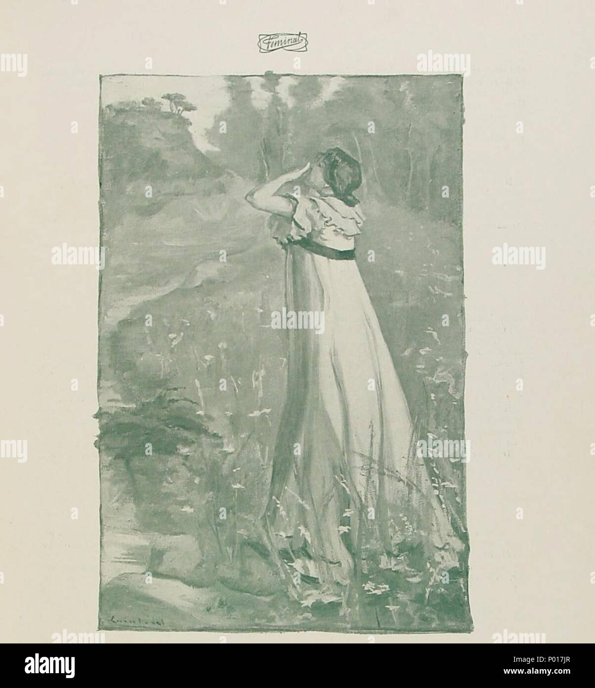 4 Il·lustració de Lluïsa Vidal. Feminal, n. 7 Stock Photo - Alamy