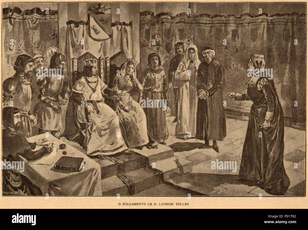 4 Julgamento de D. Leonor Teles - História de Portugal, popular e ...