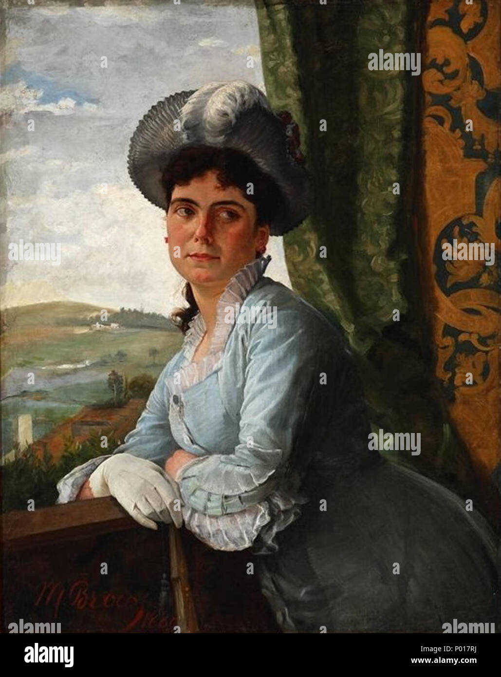 4 La dama de los guantes grises, Modesto Brocos, 1880, Museo de Belas ...