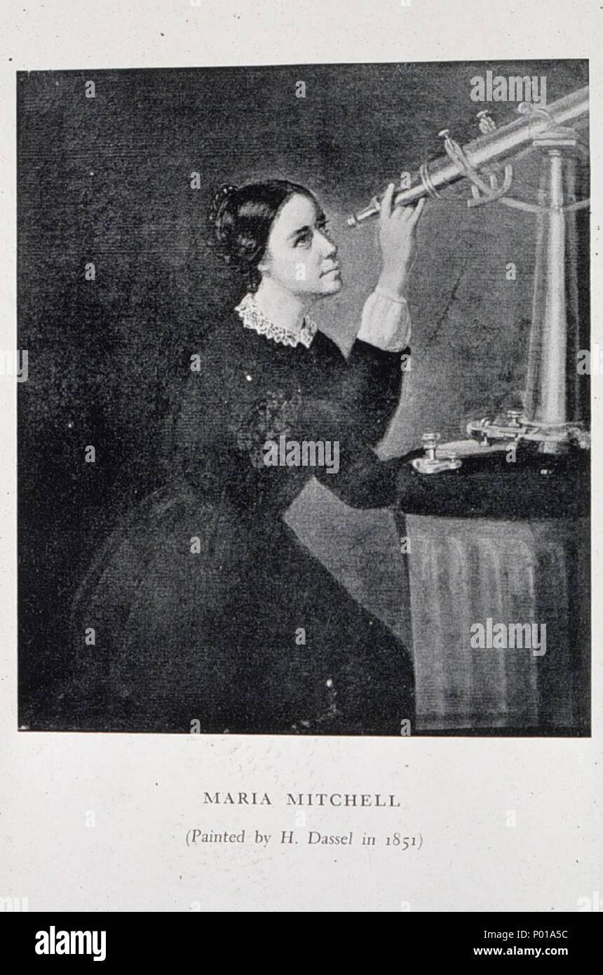 . English: Maria Mitchell, US astronomer and pioneer of women's rights ...