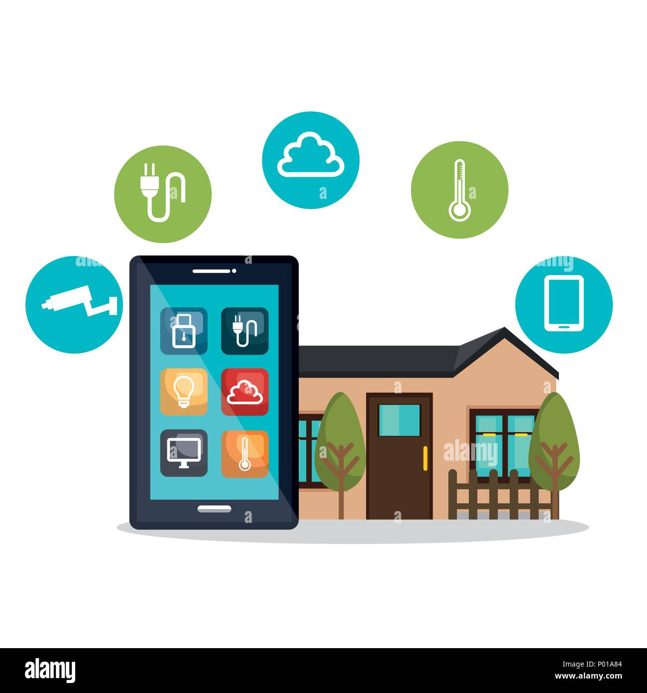 Home automation video Cut Out Stock Images & Pictures - Alamy
