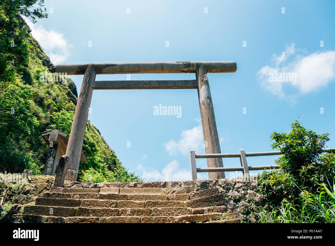 Jinguashi Shrine in Jinguashi, Taiwan Stock Photo - Alamy