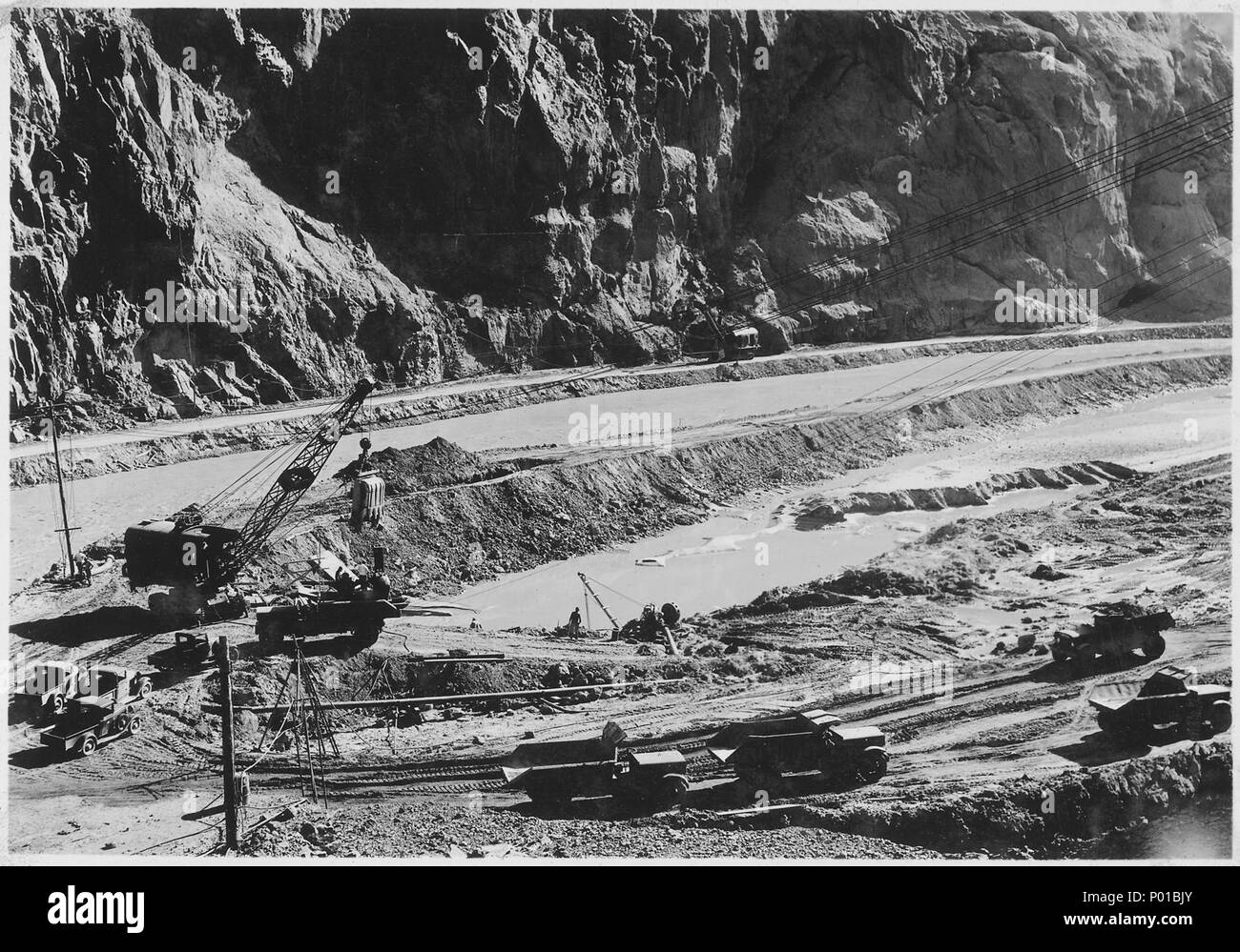 Cofferdam construction hi-res stock photography and images - Alamy