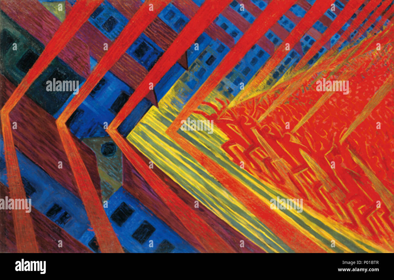 . Русский: картины художника Луиджи Руссоло (1883-1947) . before 1947 ...