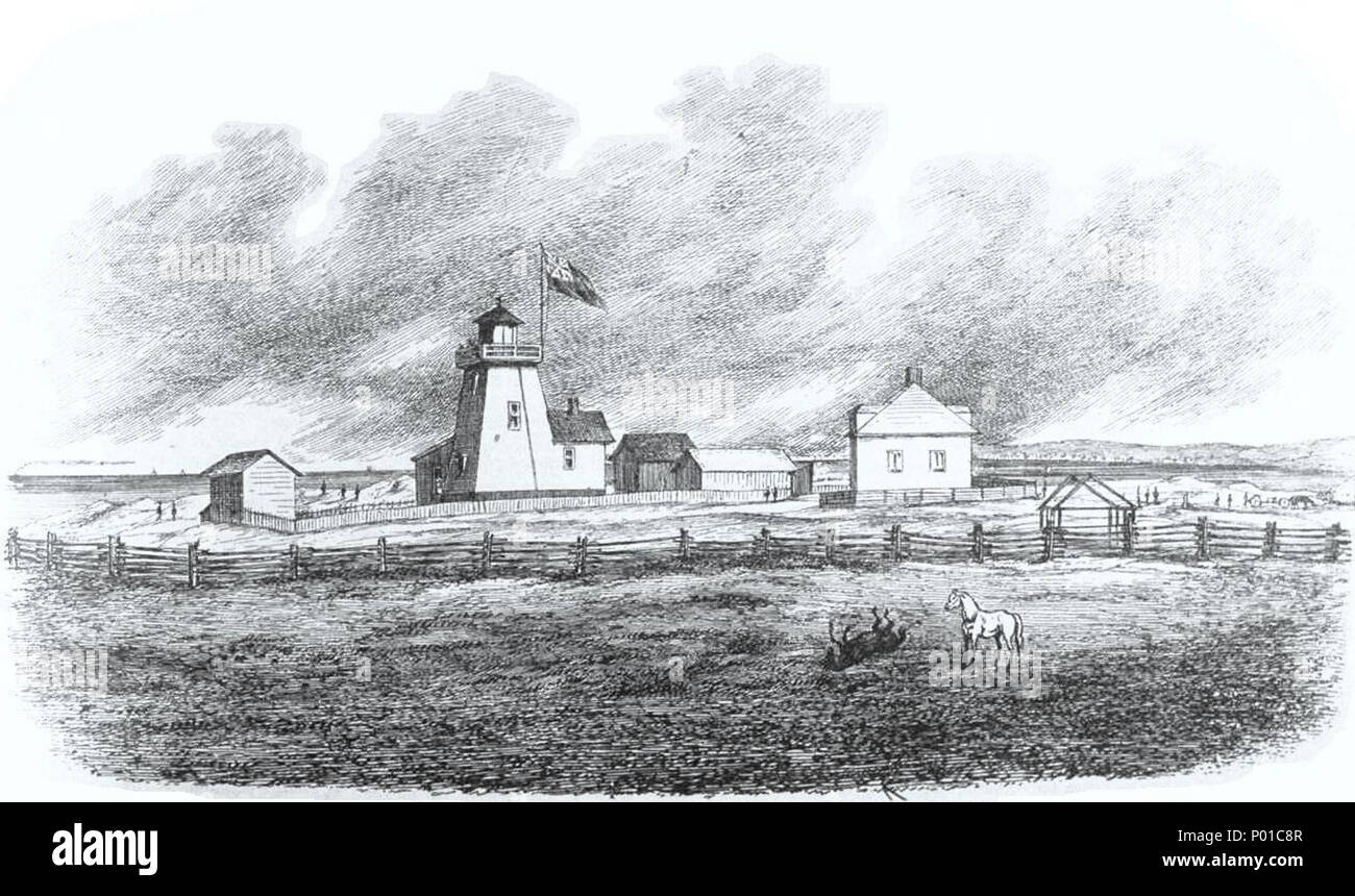 . English: First lighthouse at Metis-sur-Mer (or « Metis Beach ...