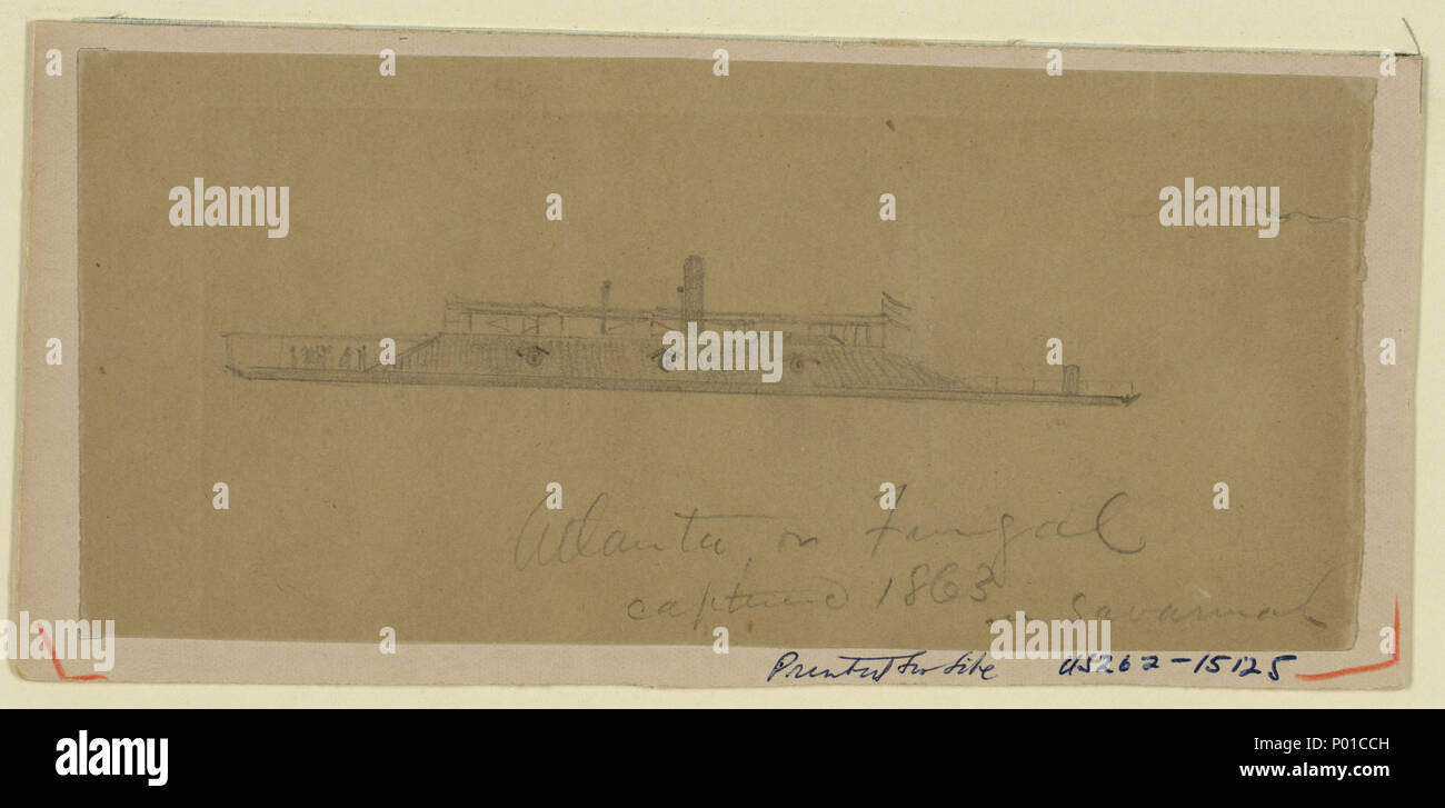 . English: Title: Atlanta or Fingal captured 1863 in Savannah Abstract ...